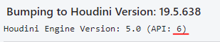 Mismatching HAPI version in Houdini Engine and Houdini 19.5.638 · Issue #256 · sideeffects ...