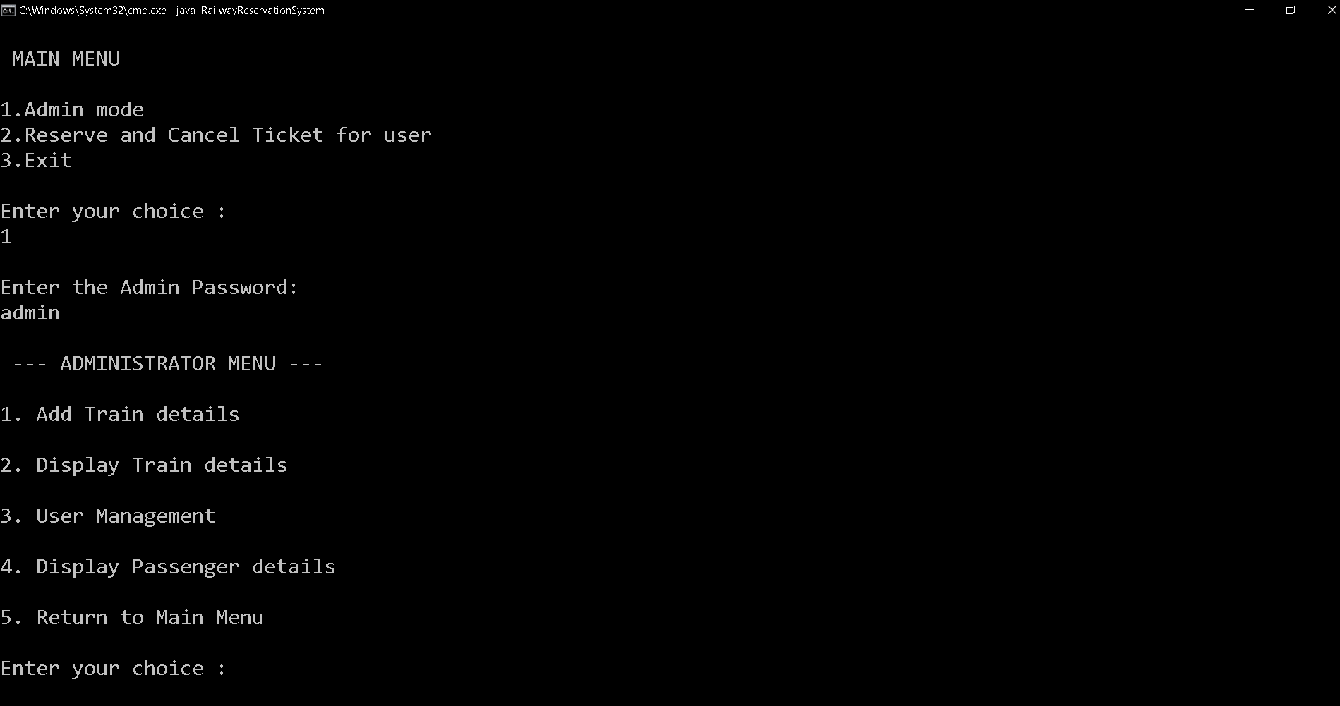 GitHub - ChoudhariNikita/Railway-Reservation-System: Simple Railway ...