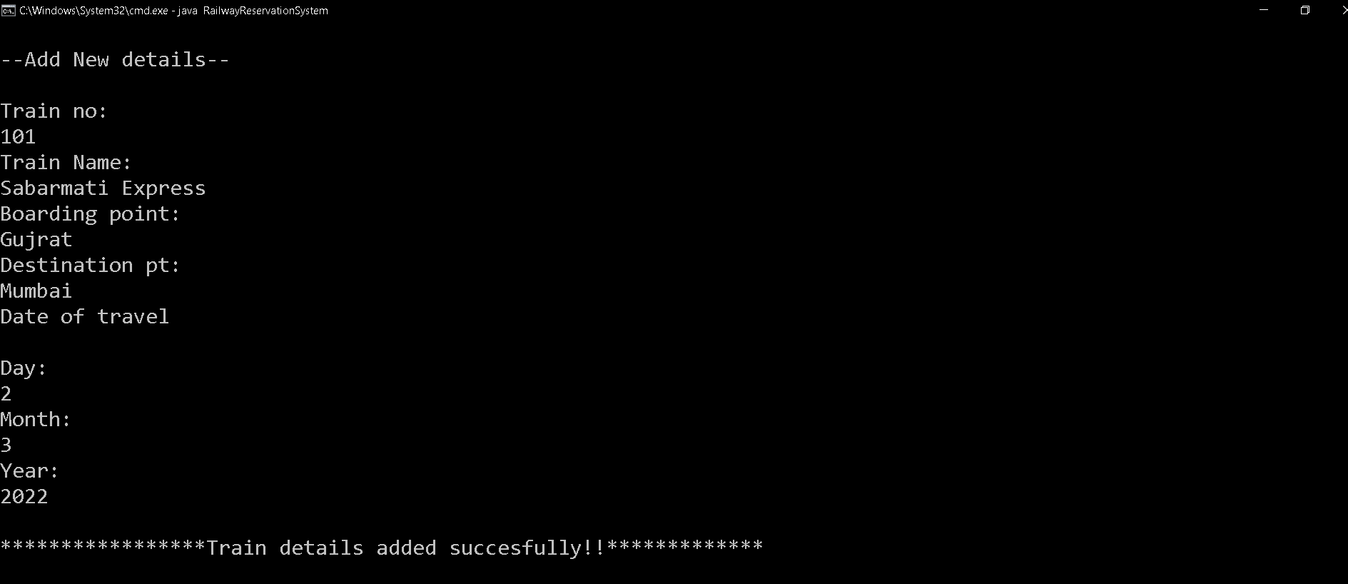 GitHub - ChoudhariNikita/Railway-Reservation-System: Simple Railway ...
