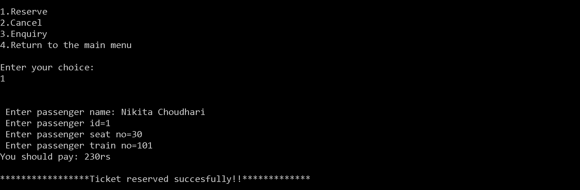 GitHub - ChoudhariNikita/Railway-Reservation-System: Simple Railway ...