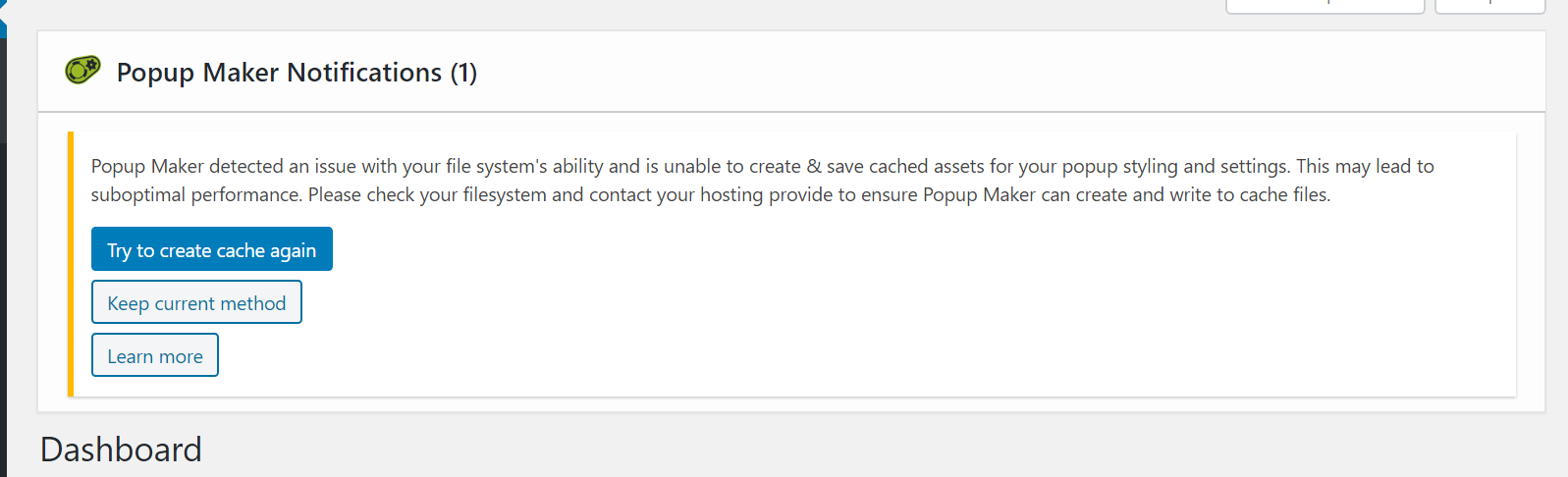 Error In Cache When WordPress Has Trouble Within Filesystem · Issue #730 · PopupMaker/Popup ...