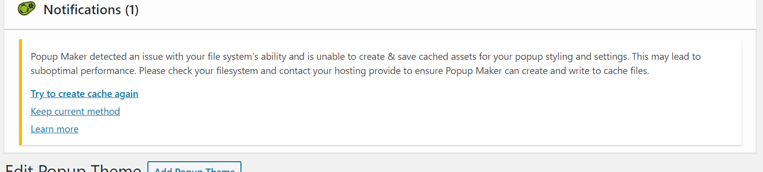 Error In Cache When WordPress Has Trouble Within Filesystem · Issue #730 · PopupMaker/Popup ...