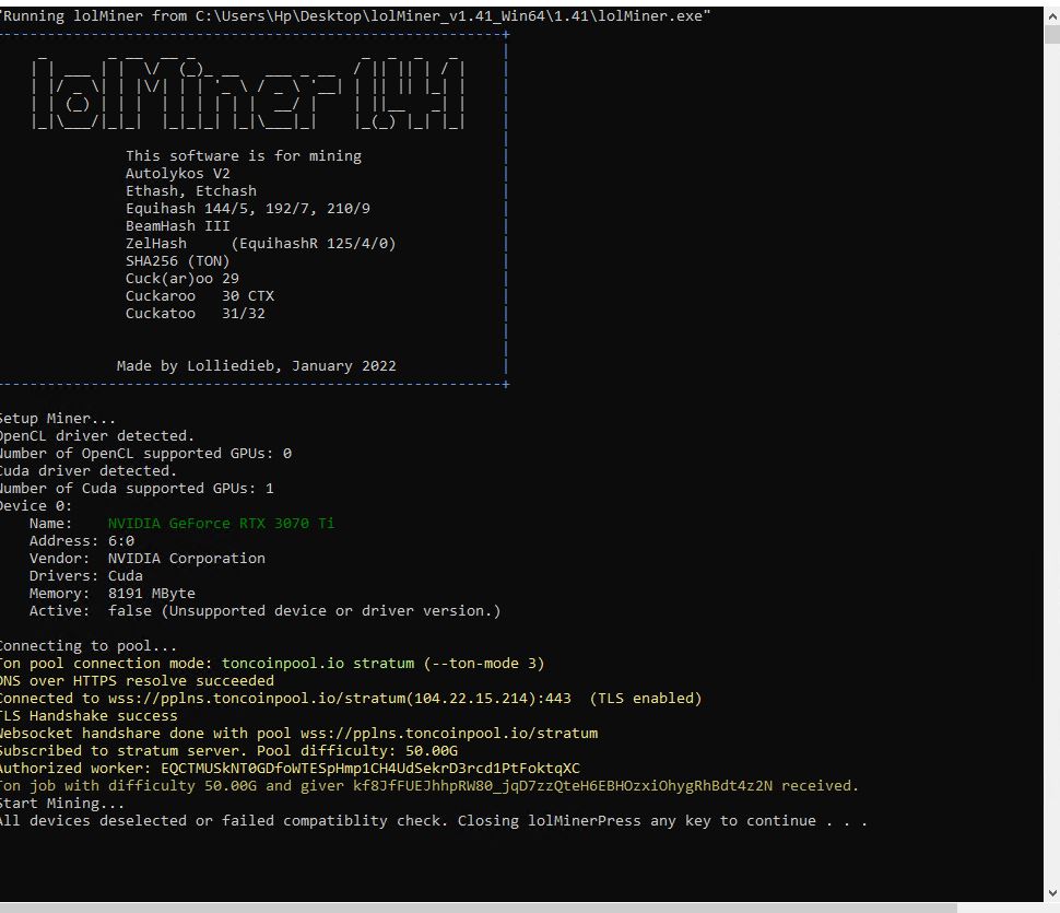 lolMiner 1.41 program startup error · Issue #939 · Lolliedieb/lolMiner ...