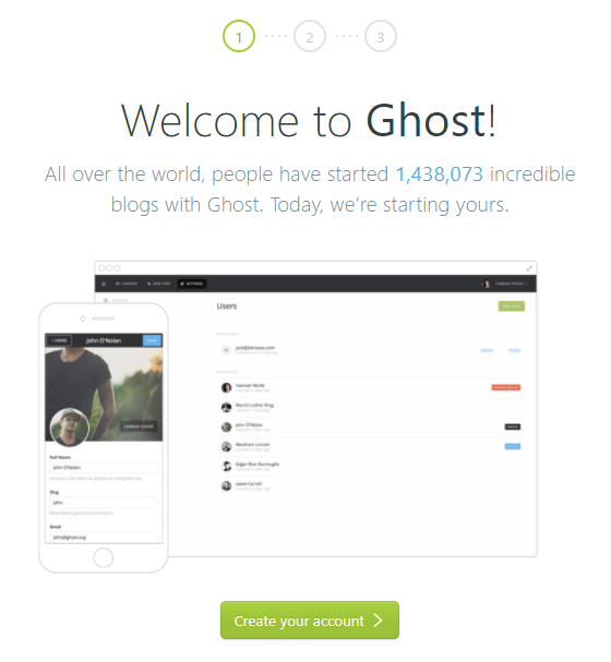 Ghost admin: Deleting initial owner makes initial setup run again · Issue #8781 · TryGhost/Ghost ...