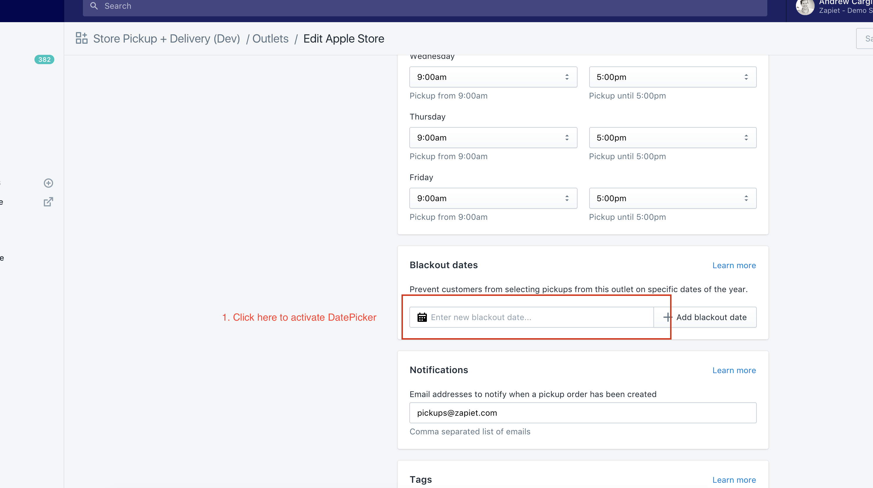 DatePicker appearing in the worng location on long pages · Issue #143 · Shopify/polaris-react ...