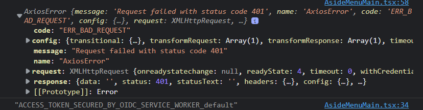 Get Api Using Useoidcaccesstoken And Axios Is Unauthorized · Issue 846