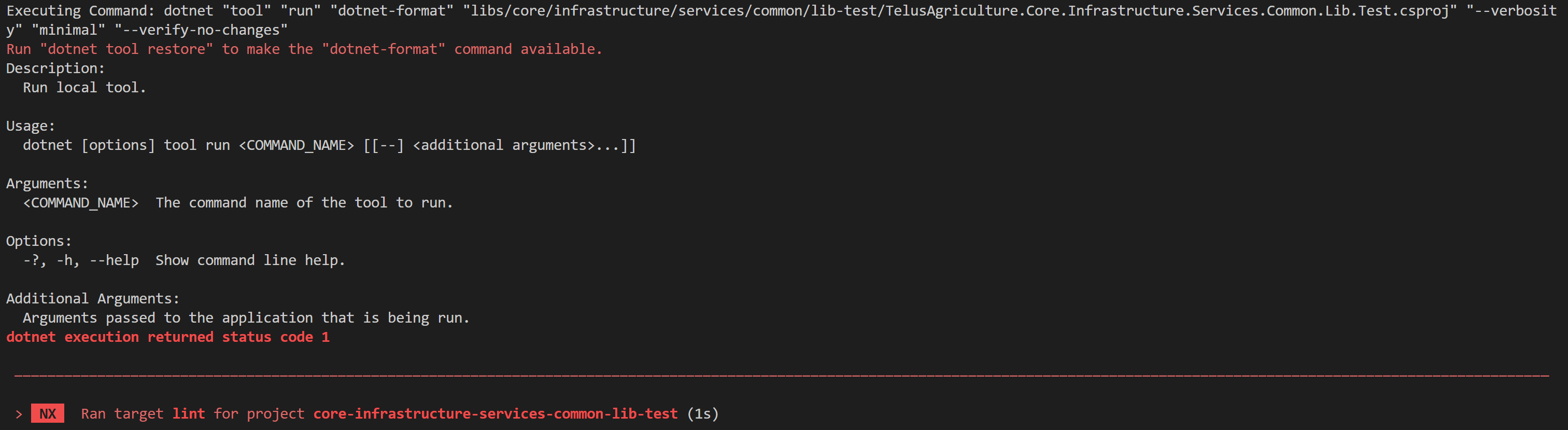 linting failing · Issue #423 · nx-dotnet/nx-dotnet · GitHub
