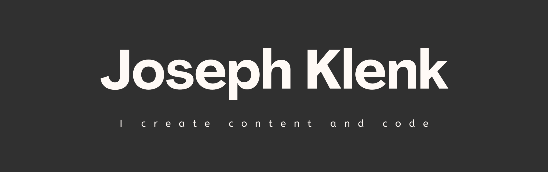 JosephKlenk (Joseph Klenk) · GitHub