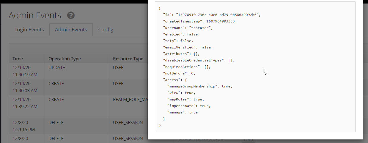 Keycloak Admin Event Enhancements · Issue 10545 · Keycloak Keycloak · Github