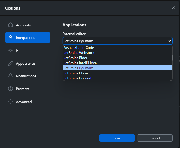 [IDE] RustRover IDE Support · Issue #17480 · desktop/desktop · GitHub