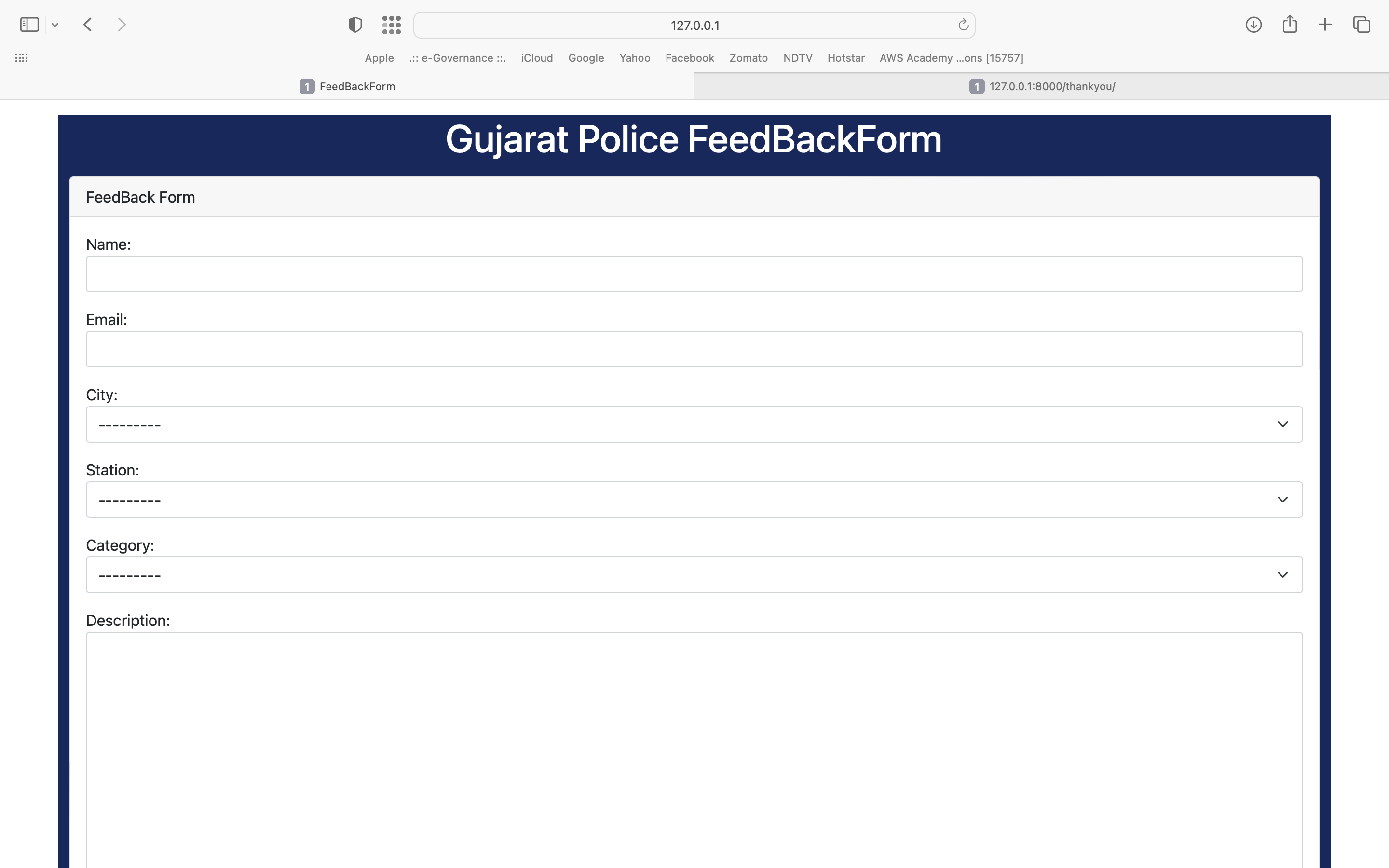 GitHub - Manan060/QR-Code-Feedback-System: SSIP Hackathon Project