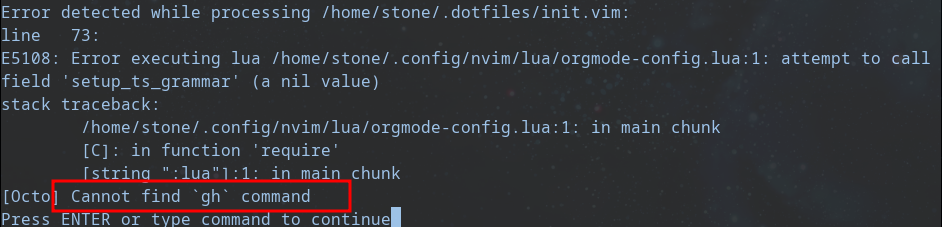 Unable to install neovim config correctly · Issue #59 · Martins3/My-Linux-Config · GitHub