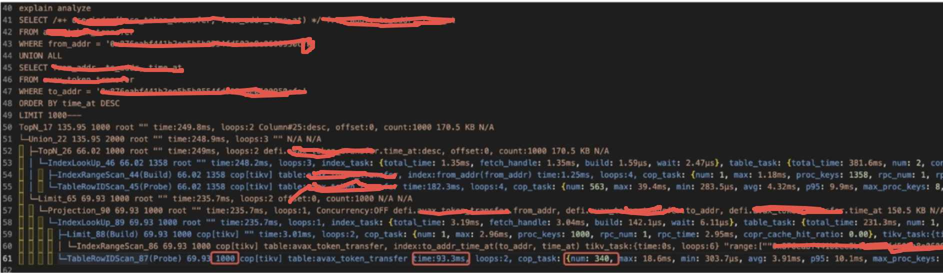 [feature] explain analyze report number of stores accessed · Issue #37969 · pingcap/tidb · GitHub