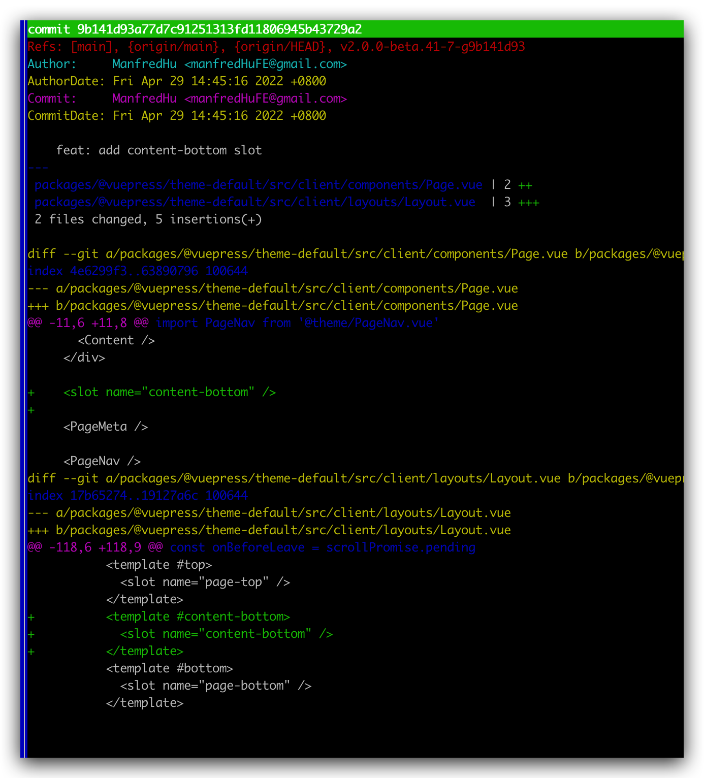 [Feature request] add content-bottom slot to support comment components · Issue #857 · vuepress ...