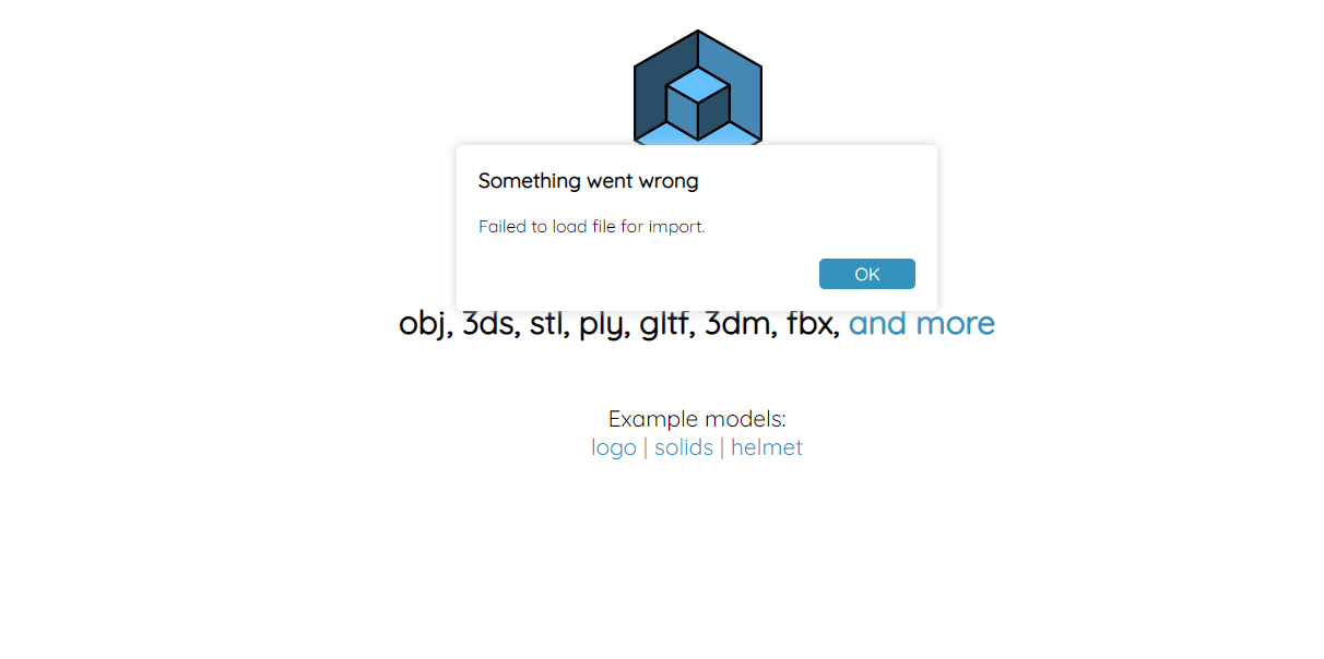 Unable to load model from URL · Issue #215 · kovacsv/Online3DViewer · GitHub
