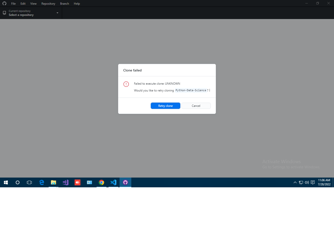 clone repository · Issue #15045 · desktop/desktop · GitHub