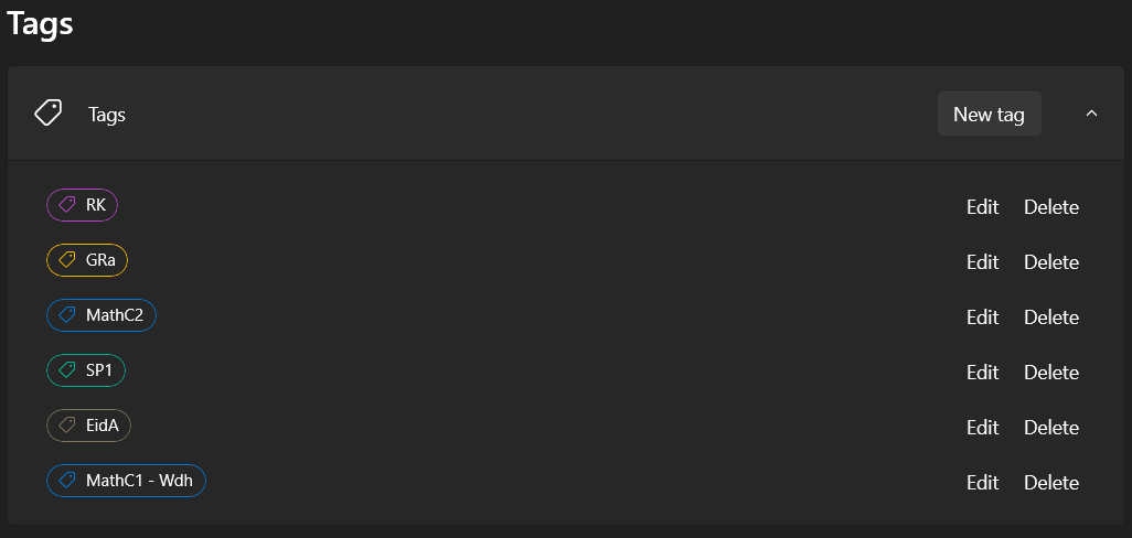 change the tags icons in the settings menu · Issue #13017 · files-community/Files · GitHub