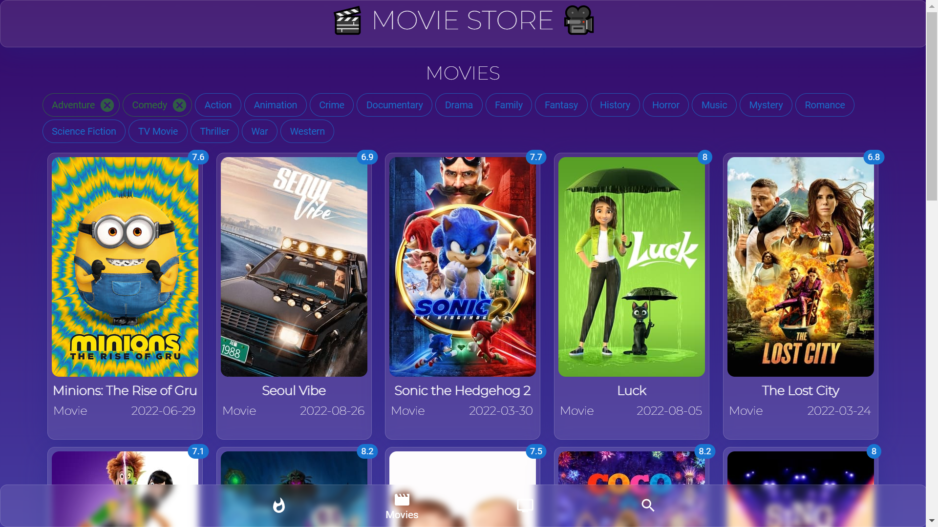 GitHub - Nandudumare/movie-store · GitHub