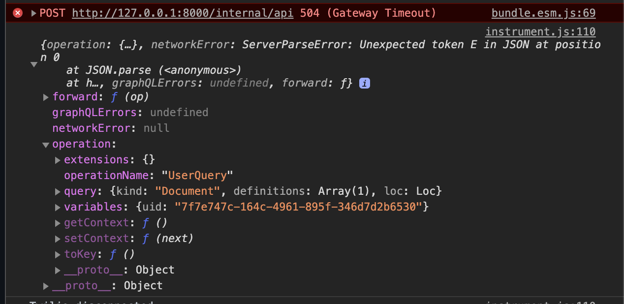 Onerror Does Not Have Response · Issue 6758 · Apollographql Apollo Client · Github