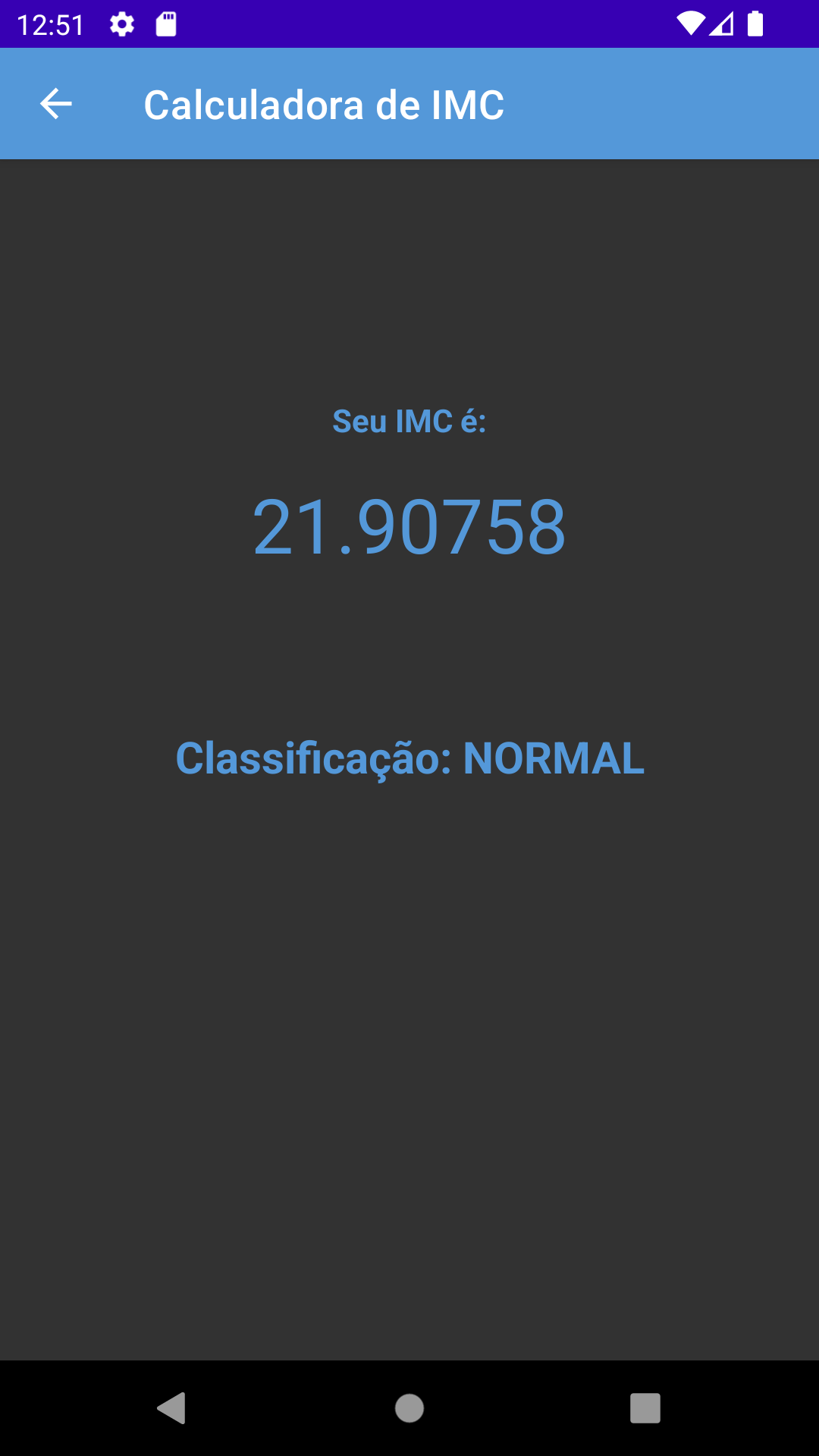 GitHub - yasmimferreir/calculatorIMC-kotlin: 🪐 Development Mobile ... GitHub - yasmimferreir/calculatorIMC-kotlin: 🪐 Development Mobile ...