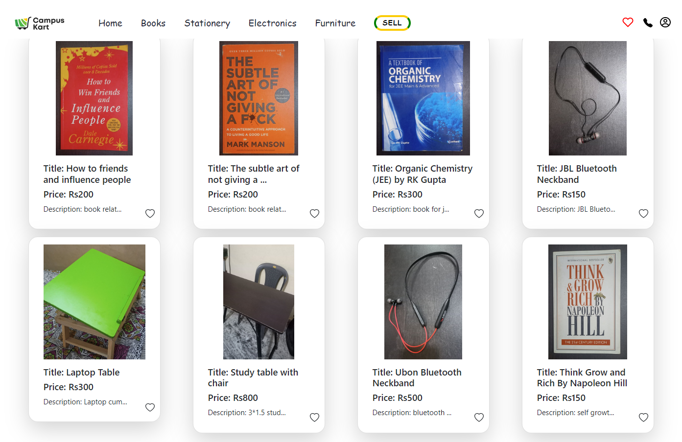 GitHub - BhawnaJain01/campuskart