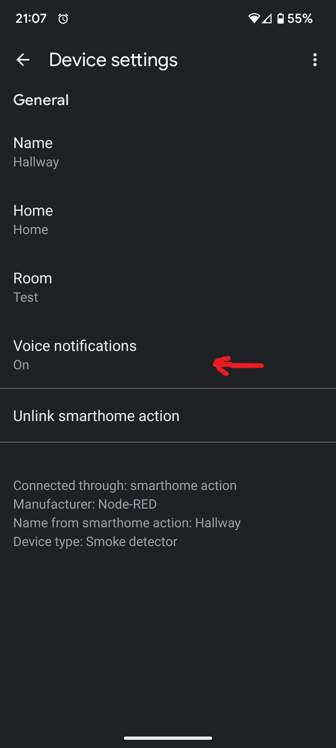 Notification from Smoke detector · Issue #327 · mikejac/node-red-contrib-google-smarthome · GitHub