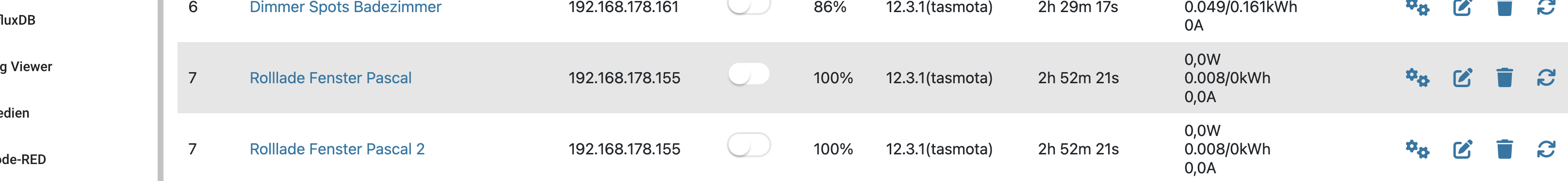 Shelly 2.5 as Shutter are double in TasmoAdmin · Issue #281 · hassio-addons/addon-tasmoadmin ...