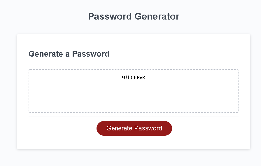 GitHub - mschaaf17/Password-generator