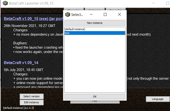 instance tab is non user friendly · Issue #138 · betacraftuk/betacraft ...