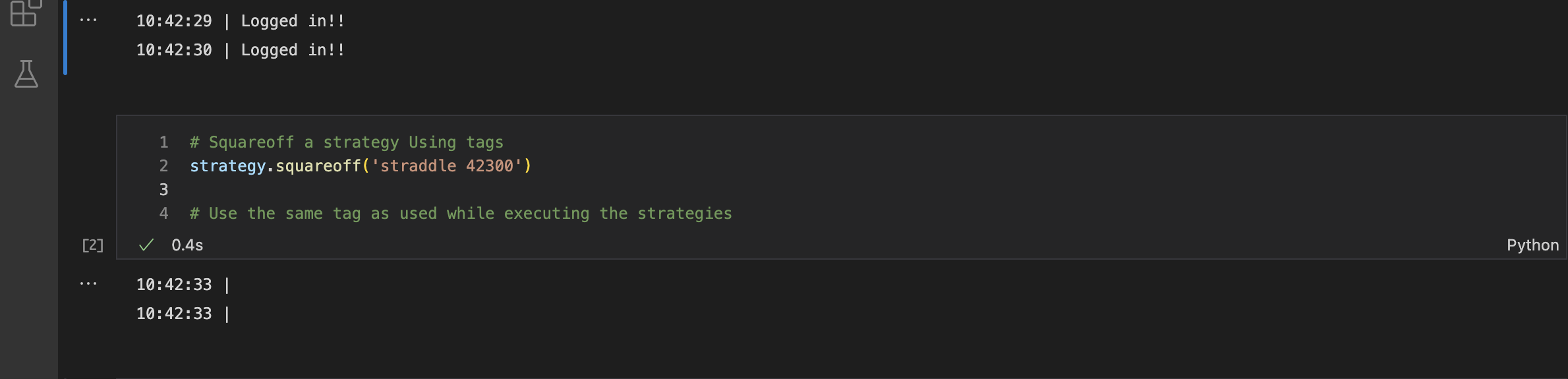 strategy square off with tag not working. · Issue #234 · OpenApi-5p/py5paisa · GitHub