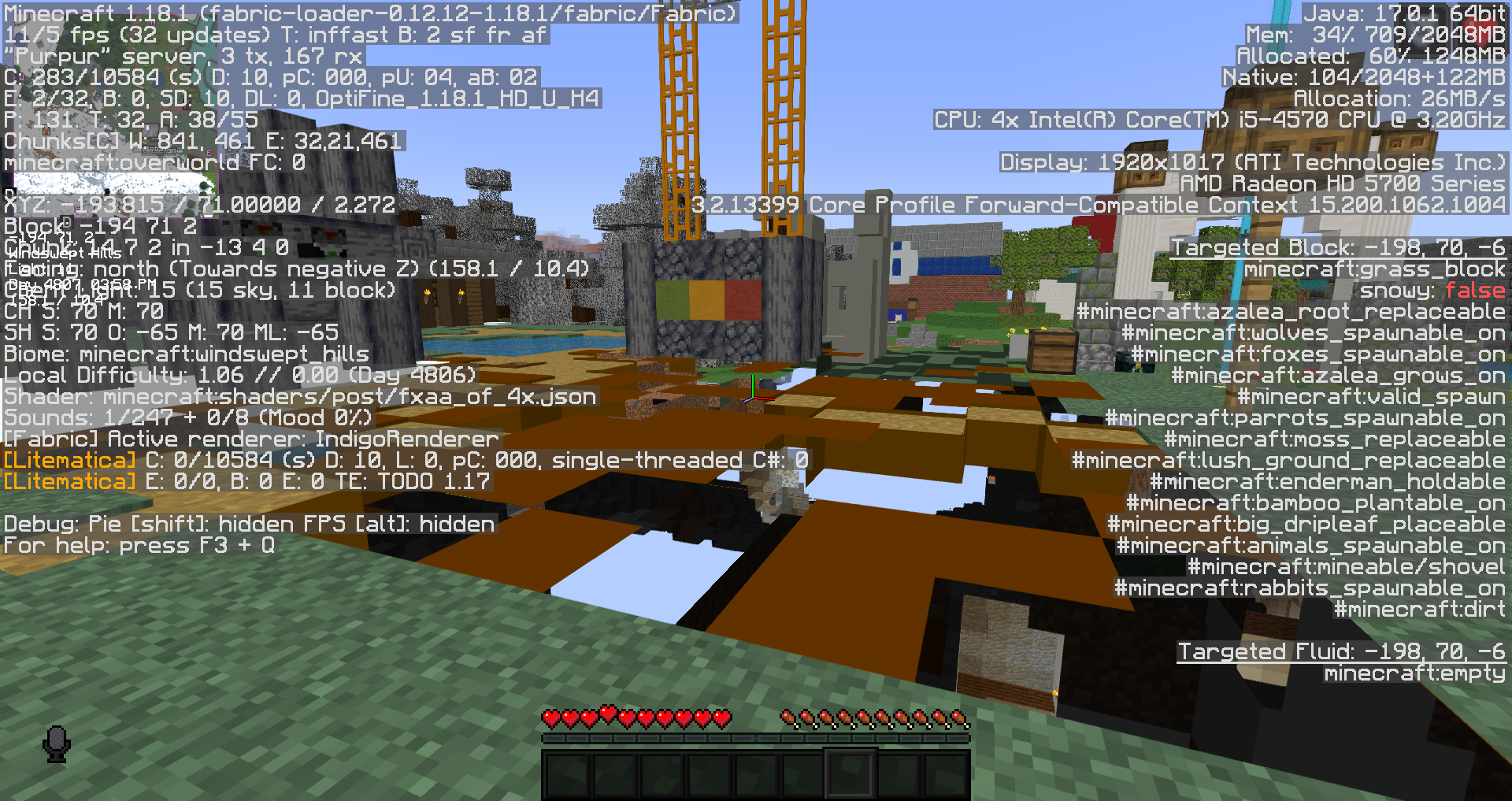 OptiFine 1.18.1 seems to fail loading block data. · Issue #6608 ...