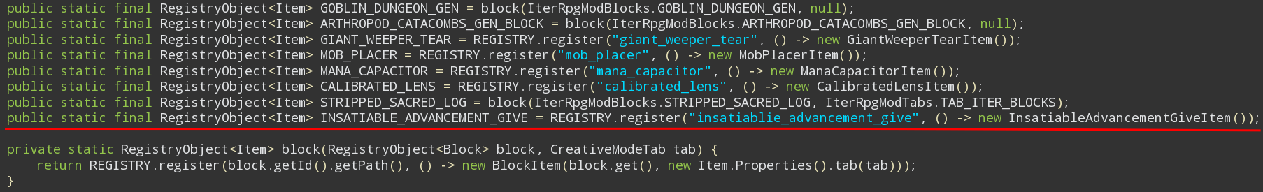 Procedures appear in item registry · Issue #4116 · MCreator/MCreator · GitHub