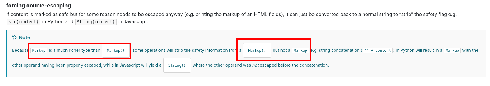 Unclear distinction between py Markup and js Markup · Issue #1770 · odoo/documentation · GitHub