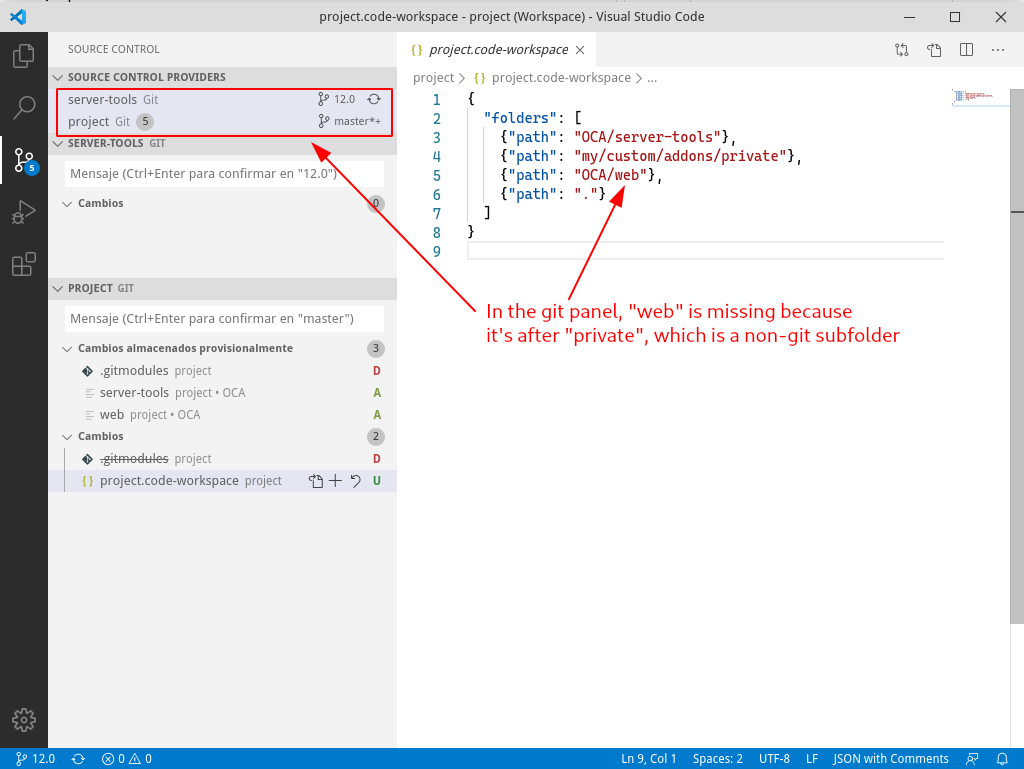 Git paths in a workspace are not detected if defined after a non-git path · Issue #95963 ...