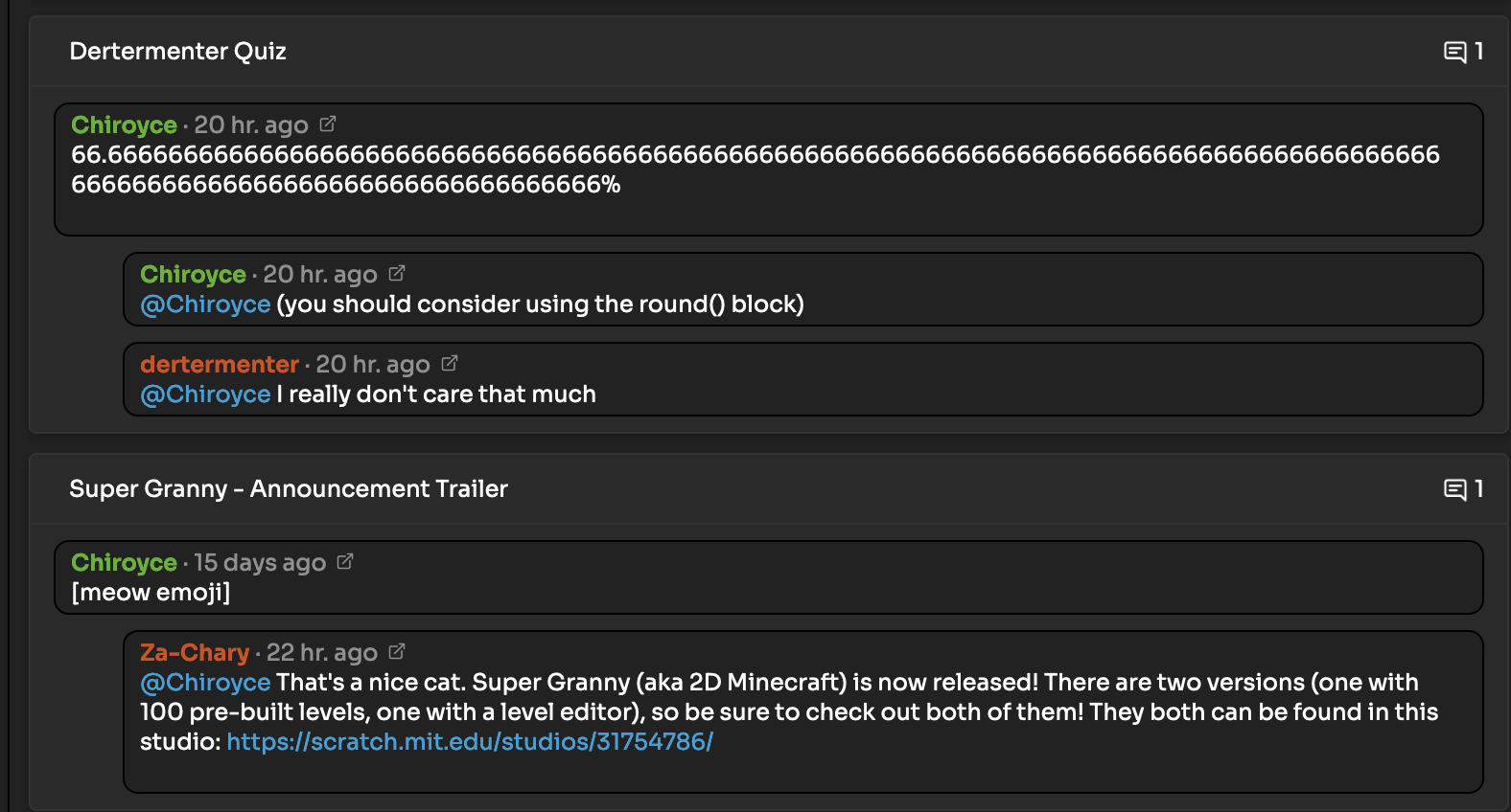 [scratch-messaging] Unread comment messages are shown when they shouldn't be · Issue #4670 ...