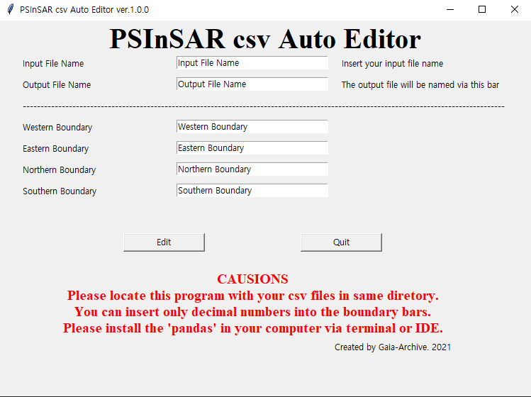 GitHub - Gaia-System/PSInSAR_auto_editor_GUI