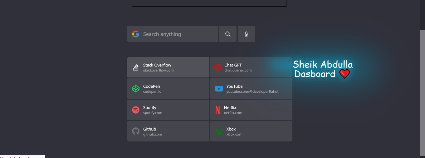 GitHub - Sheikcoder/Customised-browser-dashboard