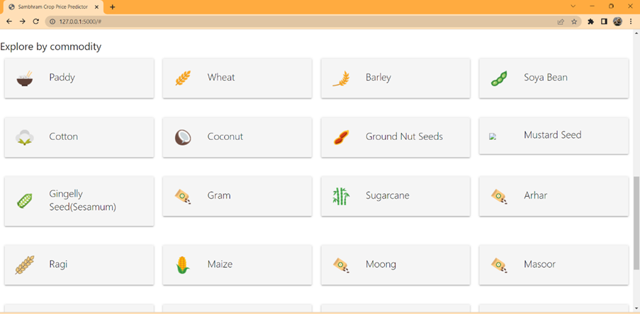 GitHub - ssneelu13/Sambhram_Crop_Price_Predictor