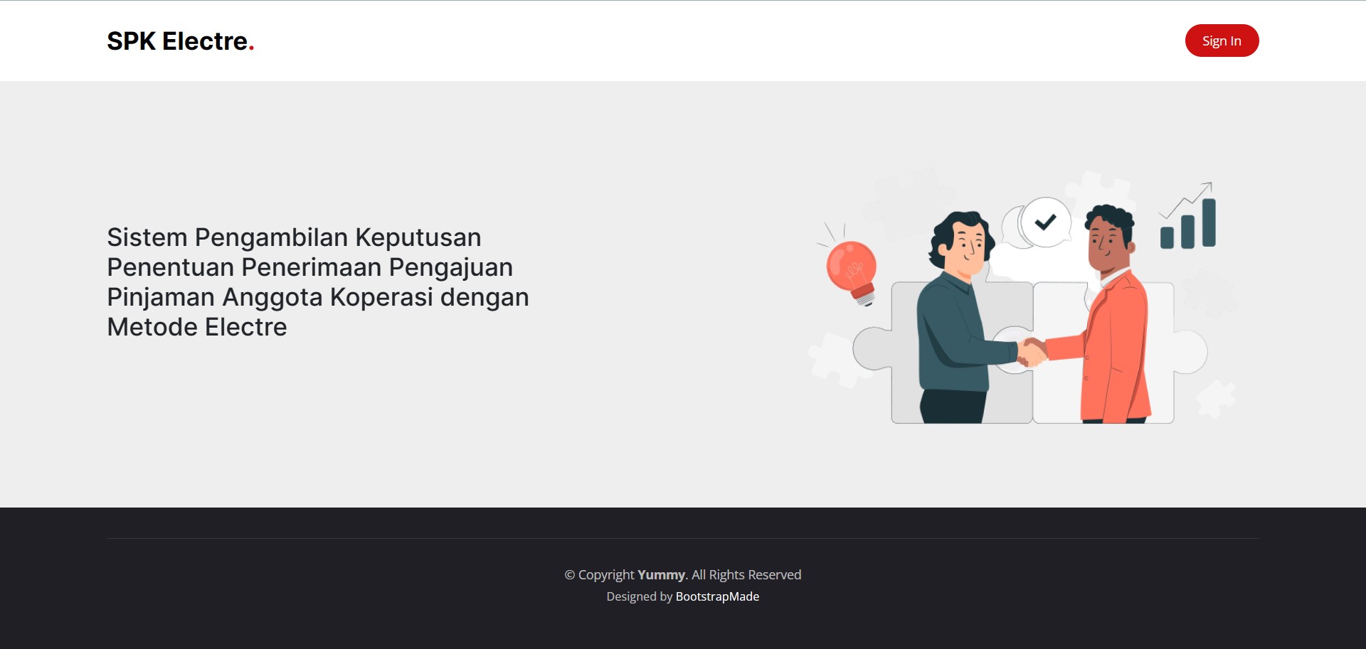 GitHub - izzatirozana/SPK-Electre: Membangun Sistem Penentuan Penerimaan Pinjaman Menggunakan ...