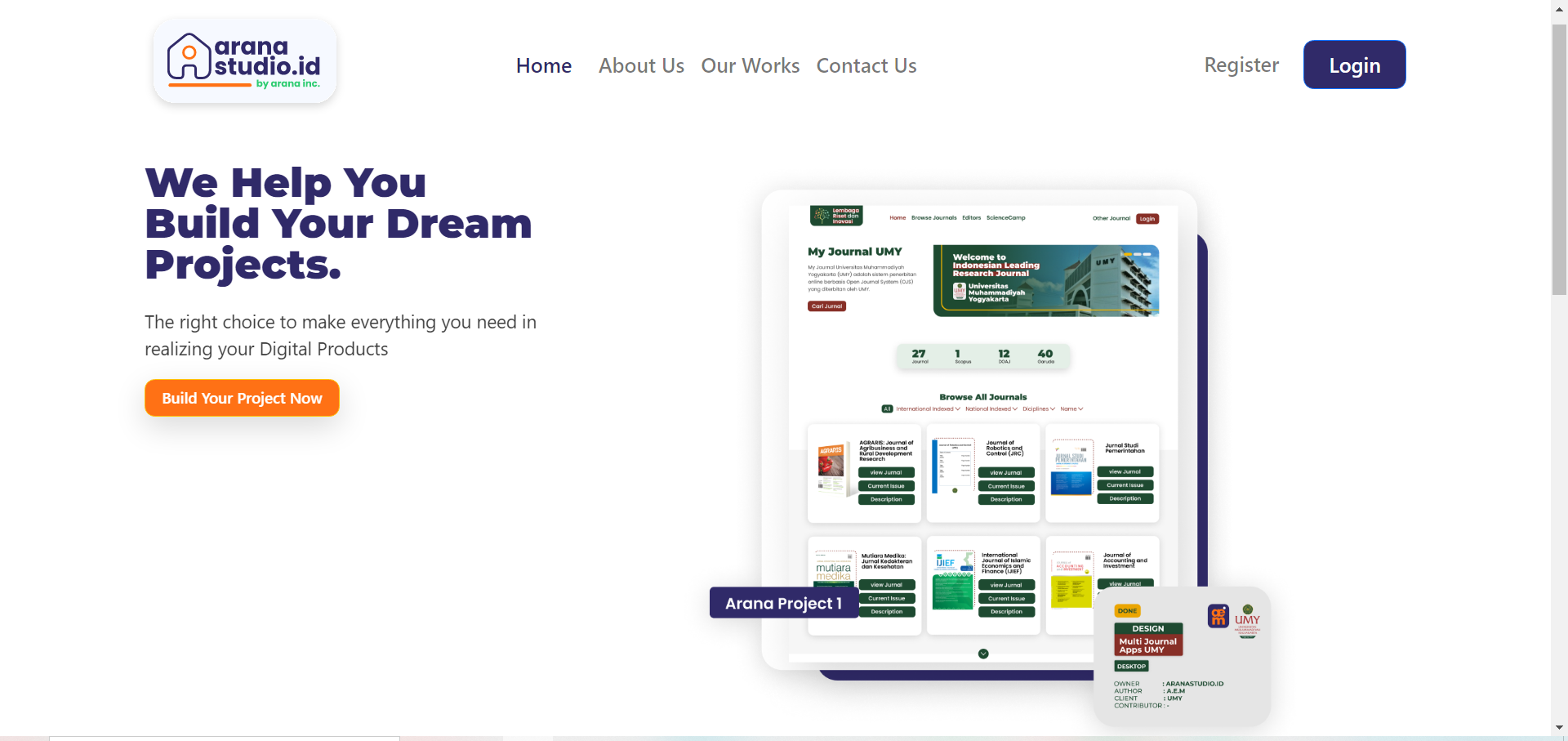 GitHub - izzatirozana/AranaStudio: Project UAS Pemrograman WEB