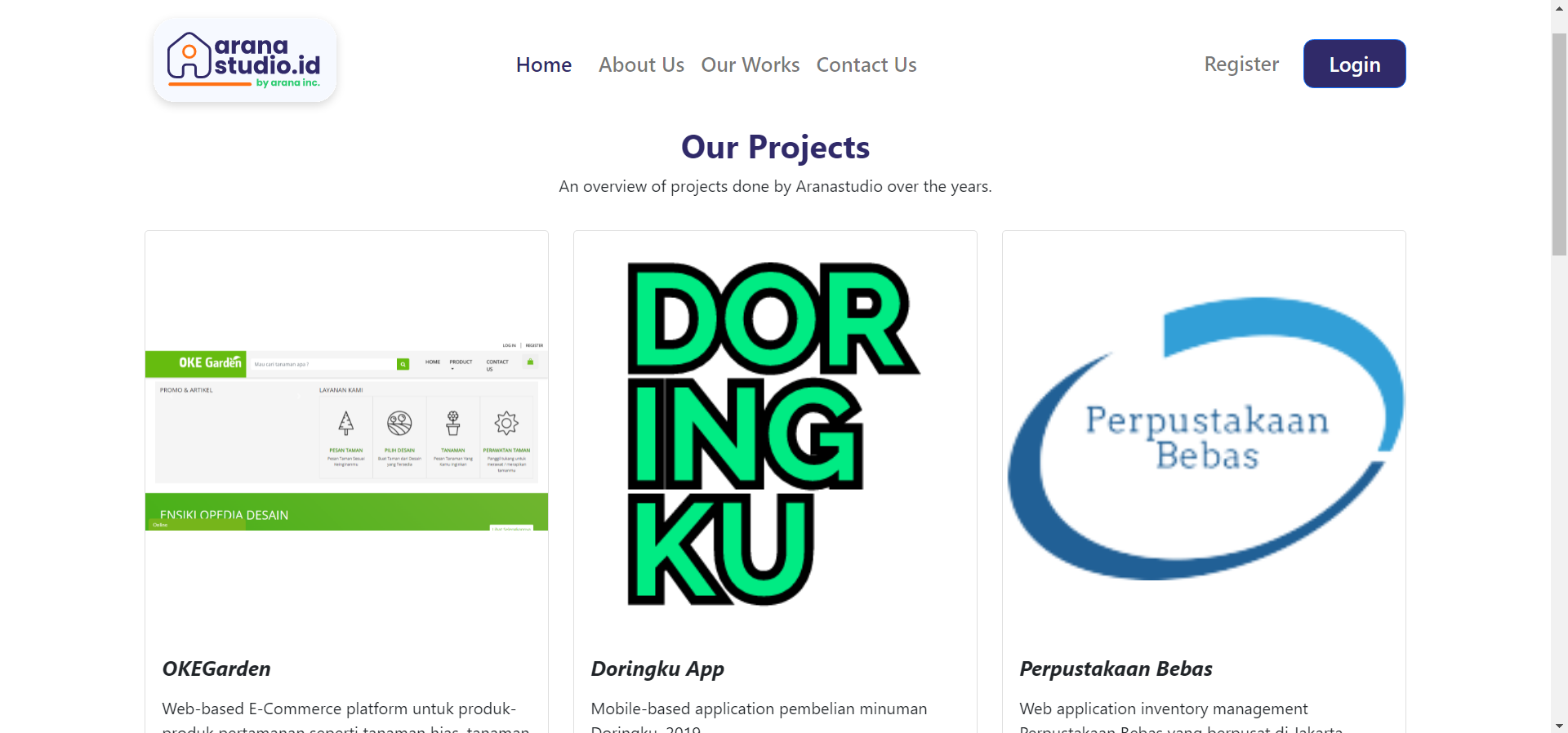 GitHub - izzatirozana/AranaStudio: Project UAS Pemrograman WEB