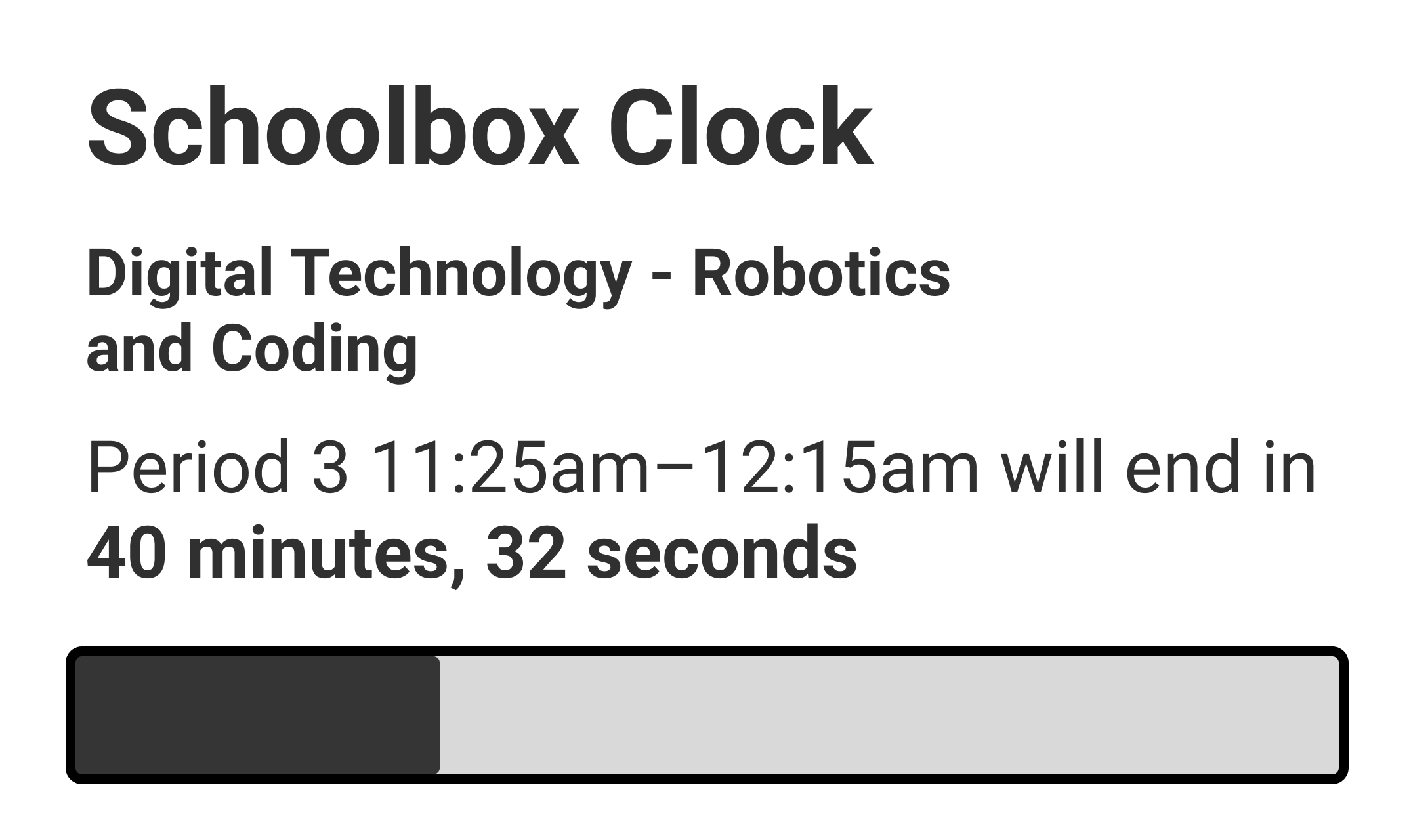 GitHub - F311ix/Schoolbox-Clock: Enhance your Schoolbox experience with ...