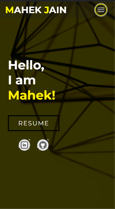 GitHub - mahek15/Portfolio: This is my first portfolio website built ...