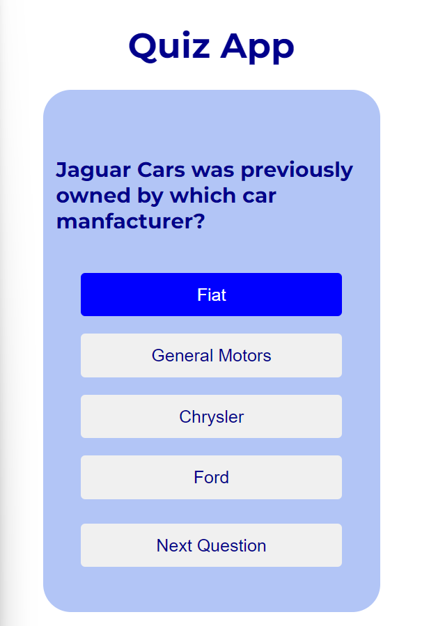 GitHub - mahek15/Quiz-App: Made this as a task for GDSC_DJSCE.