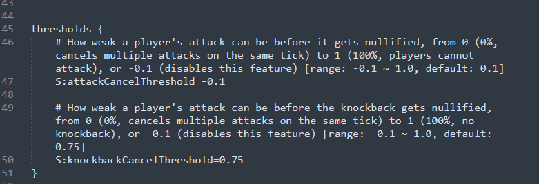 [1.12.2] (简而言之无法连击) NoDaml (no damage immunity) mod did not really work ...
