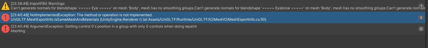 Export won't work · Issue #1455 · vrm-c/UniVRM · GitHub