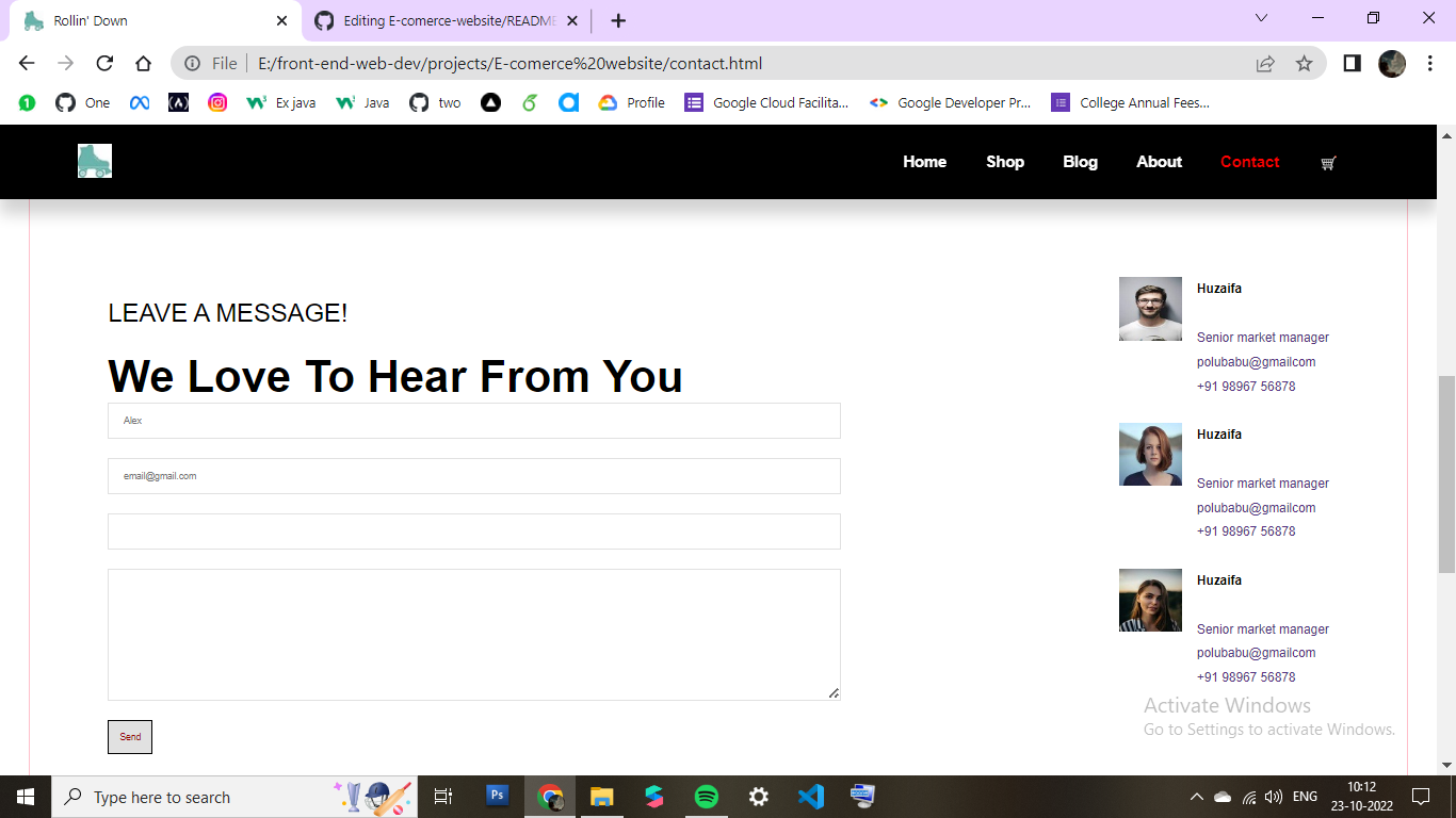 GitHub - janasheenakbar/E-comerce-website