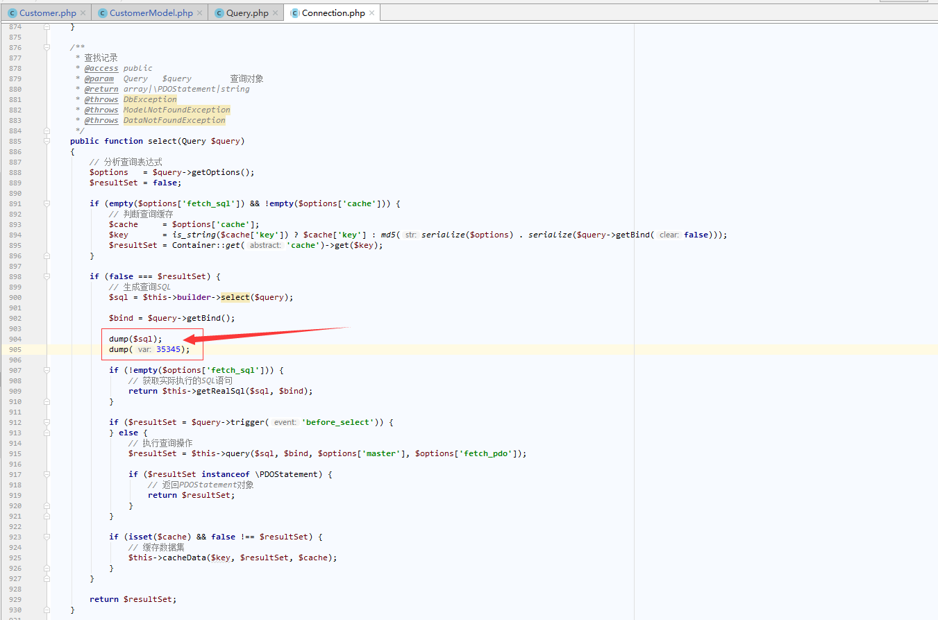 select 查询生成的SQL错误 · Issue #1194 · top-think/framework · GitHub