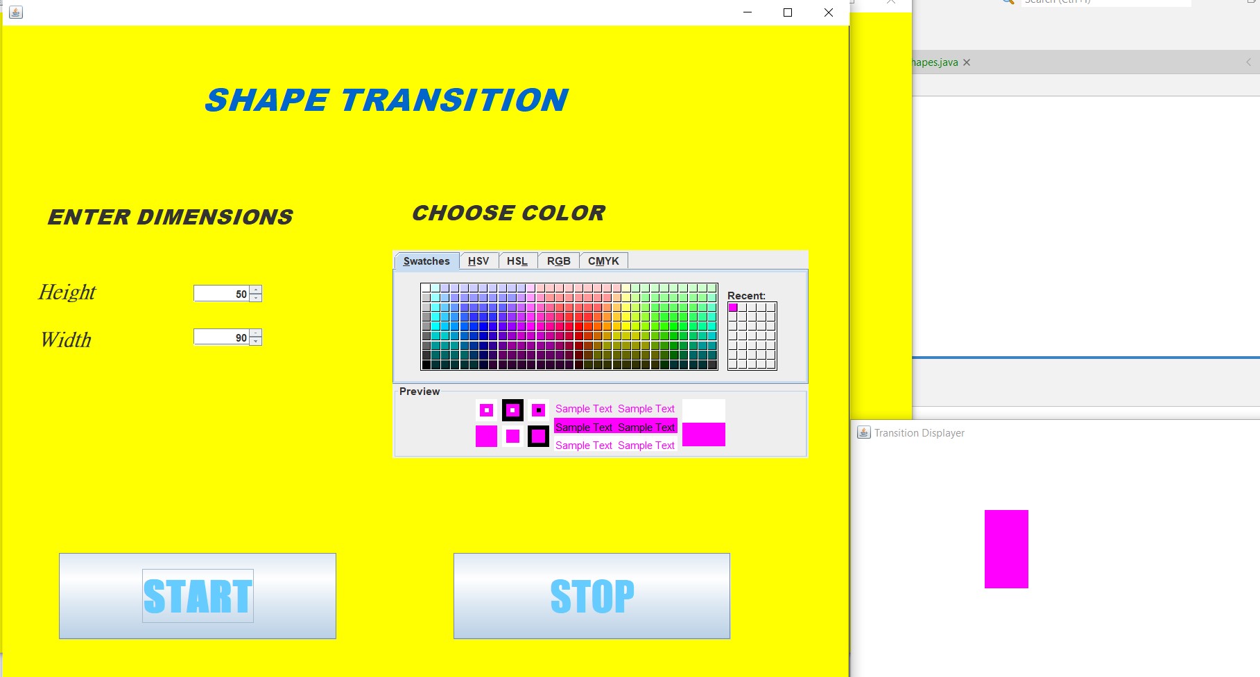 GitHub - pankti13/Shapify: A Java based web application that displays random colors of a ...