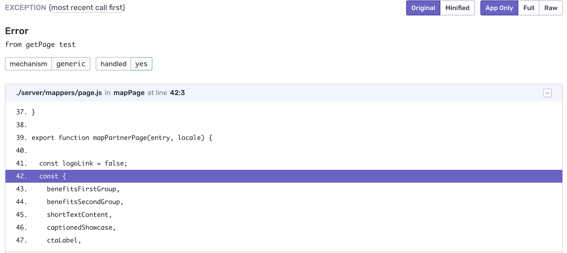 Sentry Source Maps Doesnt Show Code In Exception Report In Nodejs Expressjs · Issue 2358